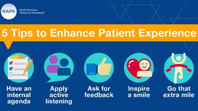 Patient Experience - North American Partners in Anesthesia (NAPA)